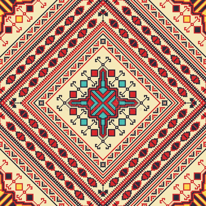 Romanian Traditional Pattern Stock Vector - Illustration of culture ...