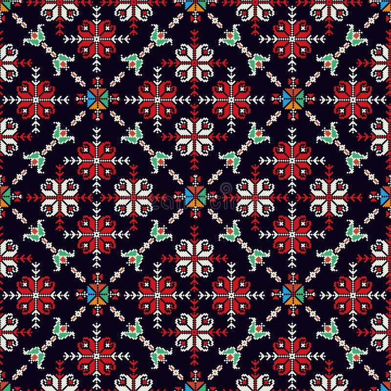 Romanian Traditional Pattern Stock Vector - Illustration of folklore ...