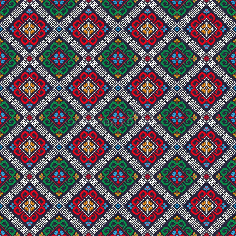 Romanian Traditional Pattern Stock Vector - Illustration of culture ...