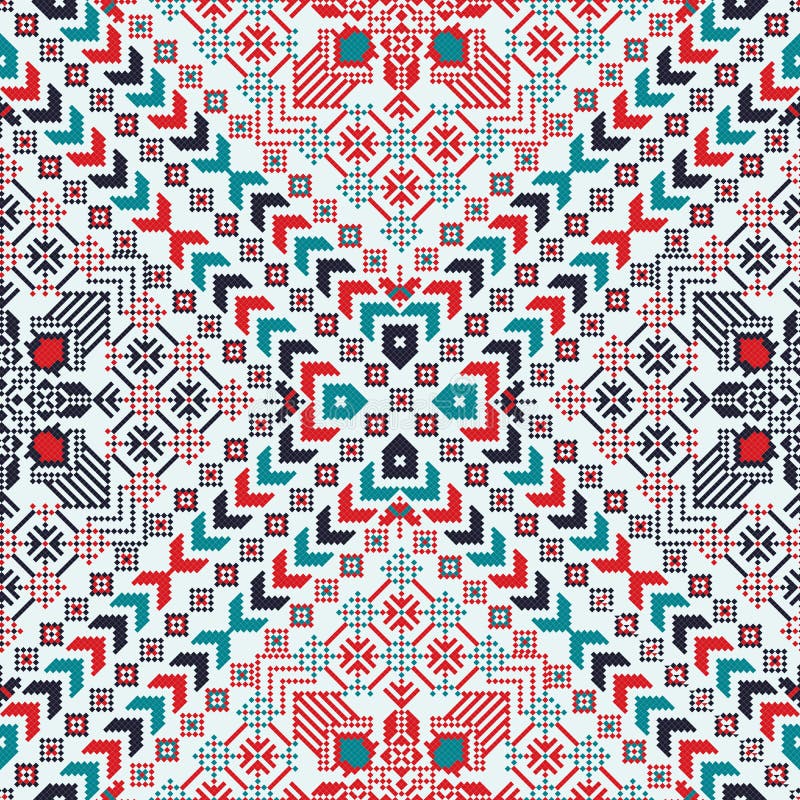 Romanian Traditional Pattern Stock Vector - Illustration of frame ...