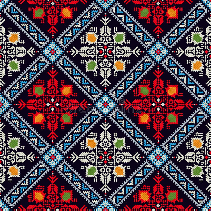 Romanian Traditional Pattern Stock Vector - Illustration of moldavian ...