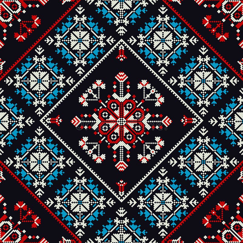 Romanian Traditional Pattern Stock Vector - Illustration of culture ...