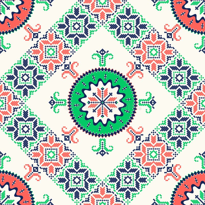 Romanian Traditional Pattern 70 Stock Vector - Illustration of ethnic ...