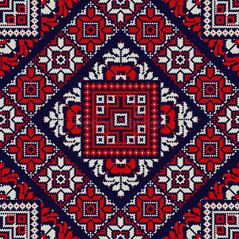 Romanian Traditional Pattern 71 Stock Vector - Illustration of european ...