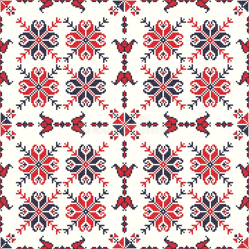 Romanian Traditional Pattern 116 Stock Vector - Illustration of folk ...
