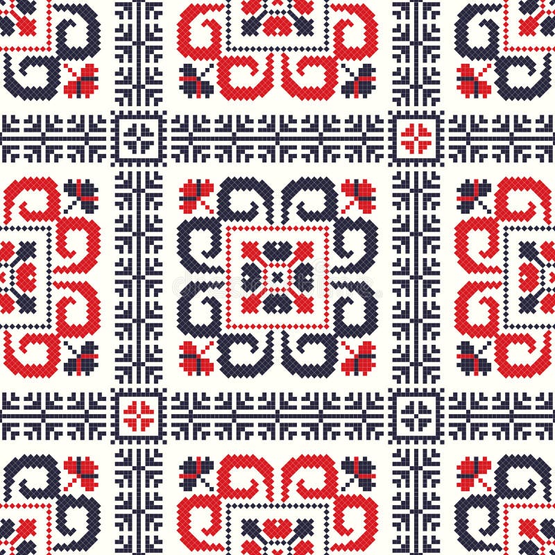 Romanian Traditional Pattern 89 Stock Vector - Illustration of ethnic ...