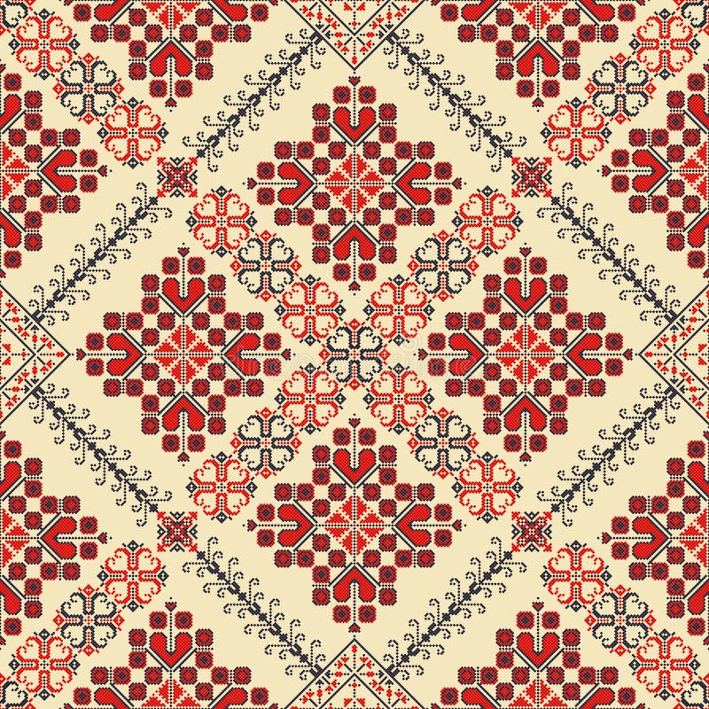 Romanian Traditional Pattern 123 Stock Vector - Illustration of ...