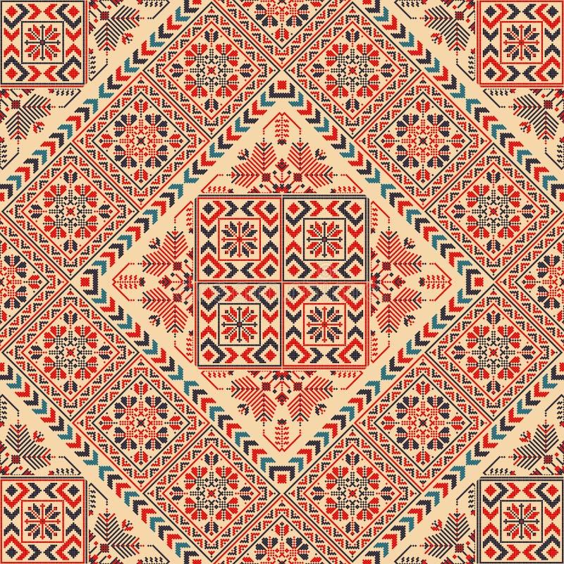 Romanian Traditional Pattern Stock Vector - Illustration of classic ...