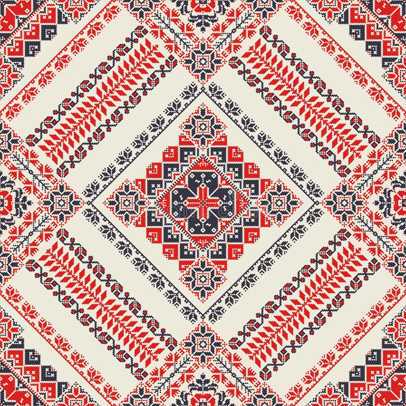 Romanian Traditional Pattern Stock Vector - Illustration of element ...