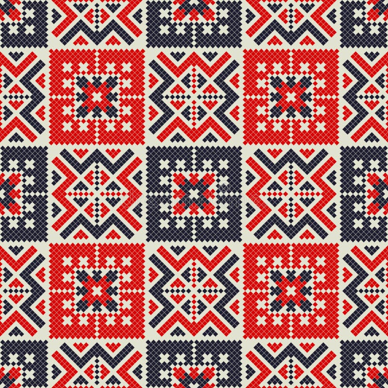 Romanian Traditional Pattern Stock Vector - Illustration of decorative ...