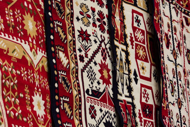 Romanian rugs stock photo. Image of decoration, craft - 59788606