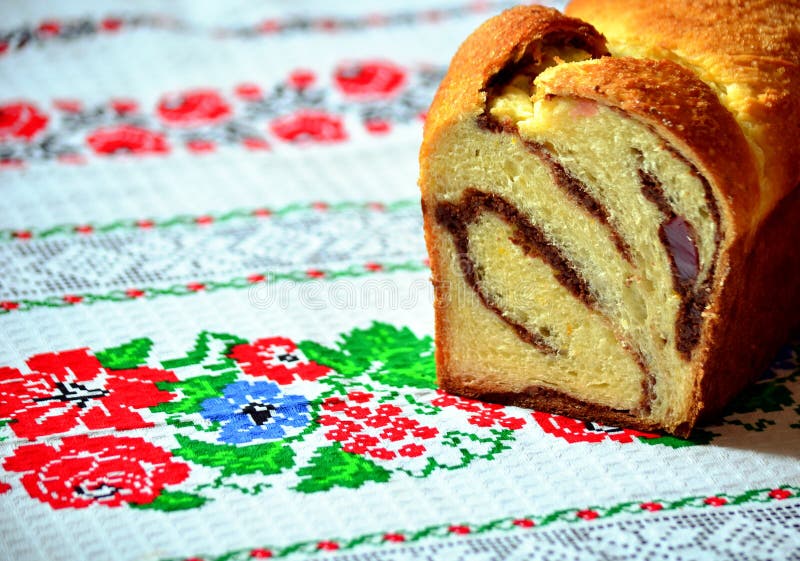 Romanian Traditional Sponge Cake Stock Photo - Image of muffin, crusty ...