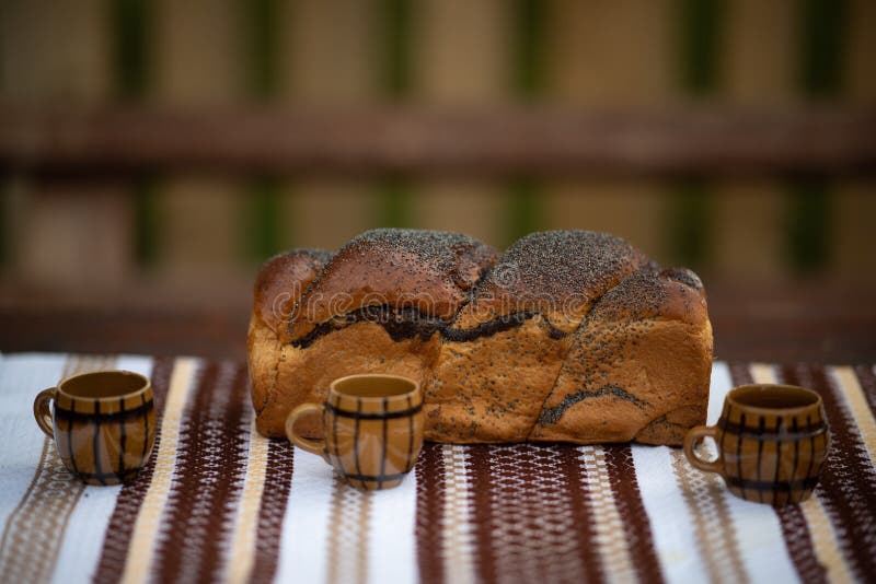Romanian Traditional Sweet Bread - Cozonac Stock Image - Image of ... Romanian Traditional Sweet Bread - Cozonac Stock Image - Image of ...