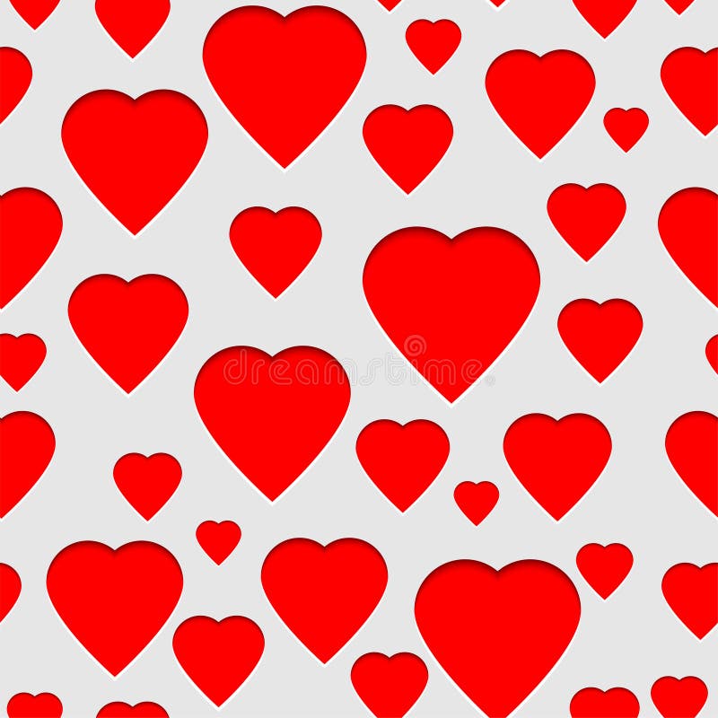 Romantic Amorous Seamless Pattern Stock Vector - Illustration of ...