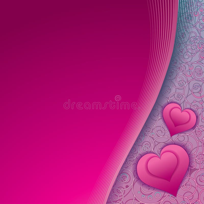 Romantic Backdrop Template stock vector. Illustration of love - 26397827