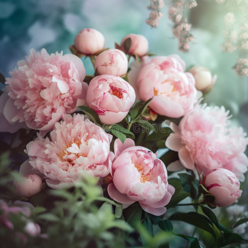 Soft Peonies Stock Illustrations – 1,250 Soft Peonies Stock ...
