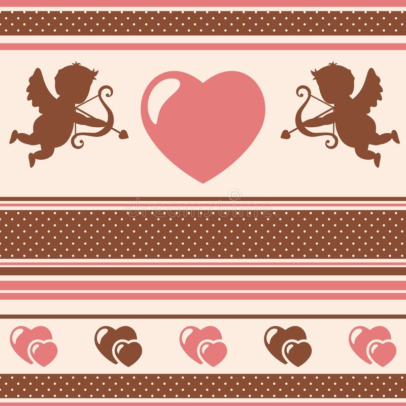 Romantic Background. Vector Illustration. Stock Vector - Illustration ...