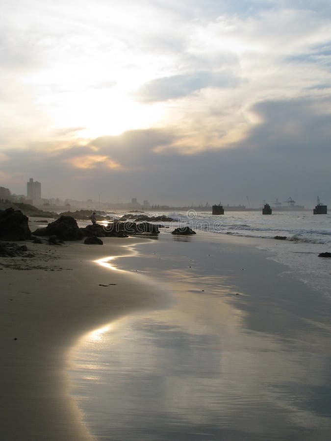 Romantic Beach Setting stock image. Image of shore, ocean - 5351033
