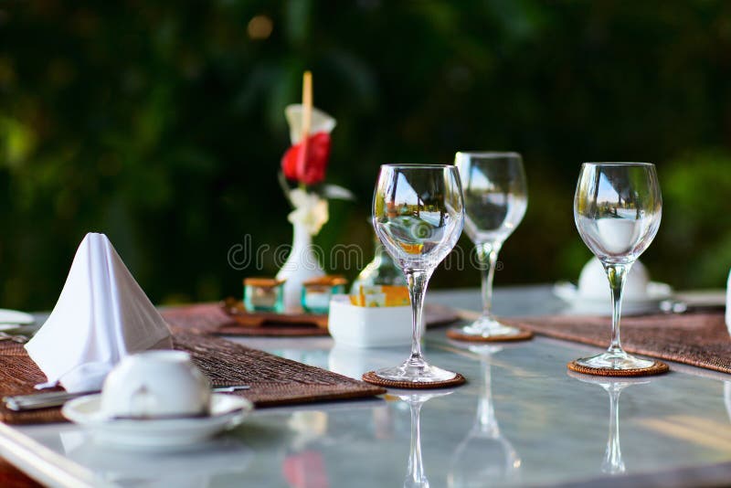 Romantic Breakfast with Pancake Stock Photo - Image of concept ...