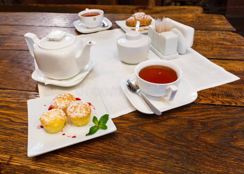 Romantic Breakfast for Two Near Fireplace Stock Photo - Image of lunch ...