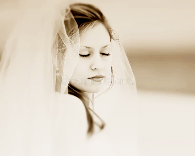 Romantic bride 11 stock image. Image of romantic, beautiful - 6359149