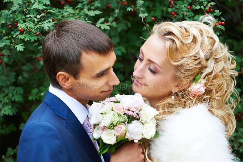 Romantic bride and groom stock photo. Image of groom - 36832058