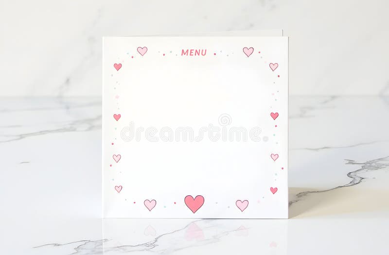 Romantic Card Design with Heart Patterns. Ideal for Creating Wedding ...
