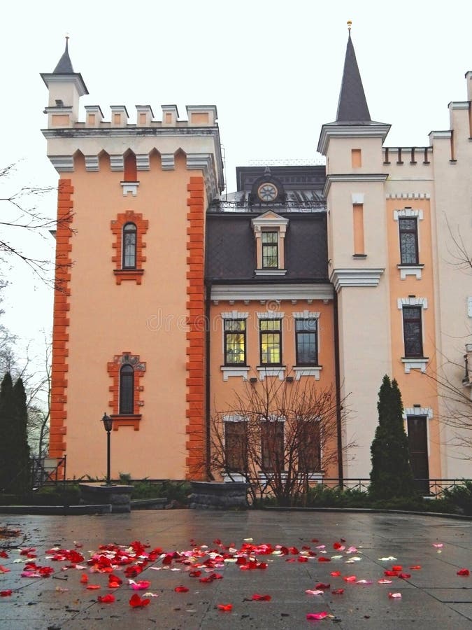 Romantic Castle stock image. Image of story, chateau - 36173321