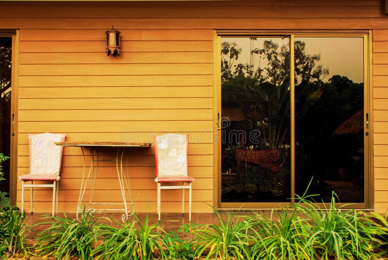 Romantic Chair and table stock image. Image of dining - 34590273