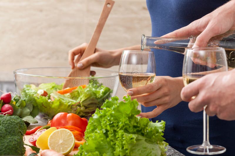 Romantic cooking stock image. Image of people, kitchen - 35622917