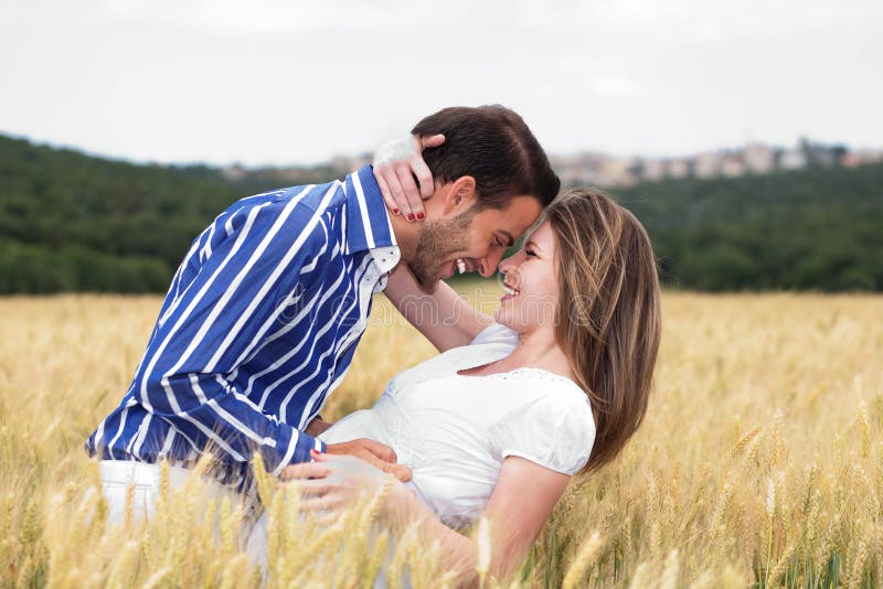 Couple Getting Close in Romance Stock Image - Image of girl, handsome ...