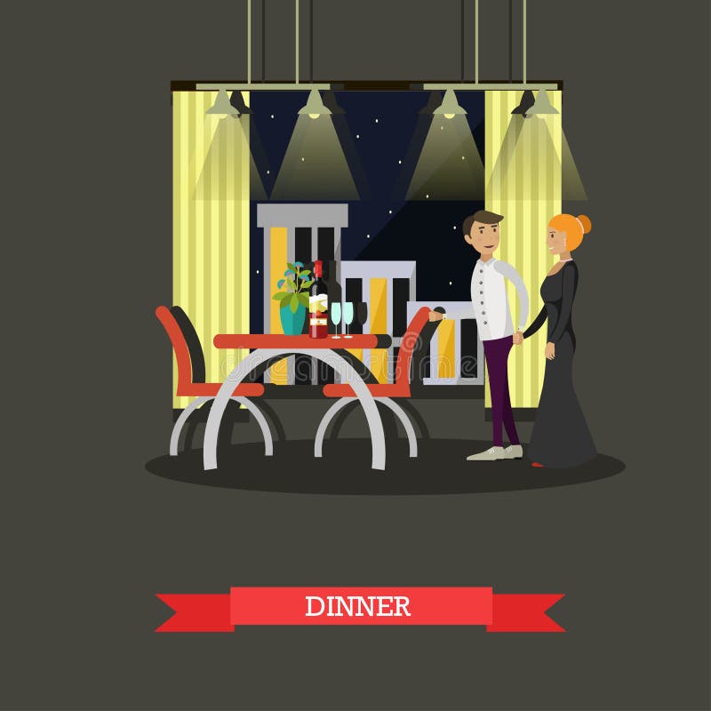 Fine Dine Restaurant Stock Illustrations – 444 Fine Dine Restaurant ...