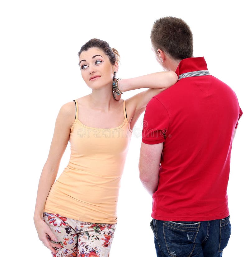 Really Romantic Couple Having a Good Time Stock Image - Image of ...