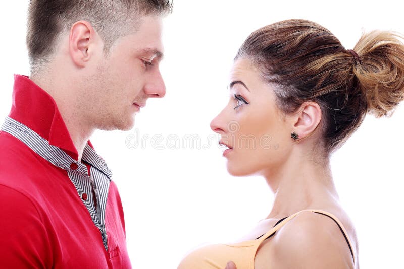 Really Romantic Couple Having a Good Time Stock Photo - Image of cute ...