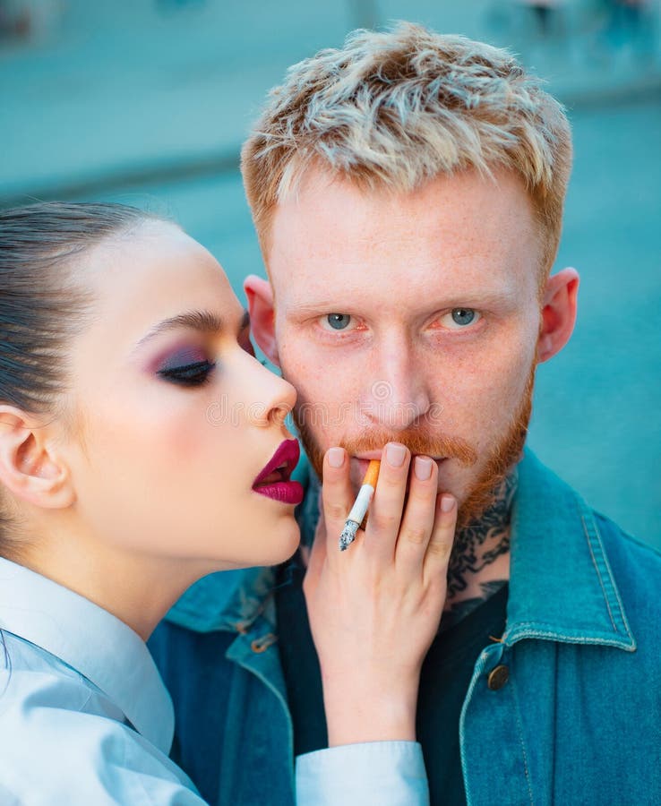 Romantic Couple in Love. Love, Romance and People Concept. Stock Photo ...