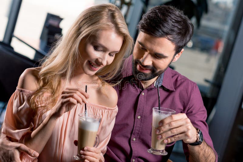 Romantic Couple in Love Spending Time Together Stock Image - Image of ...