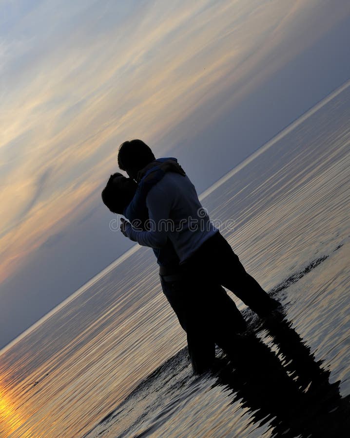 Romantic Couple At Sunset Picture. Image: 6629467