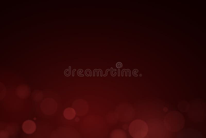 Romantic Dark Red Background. Red Shine. Glare Bokeh Bottom ...