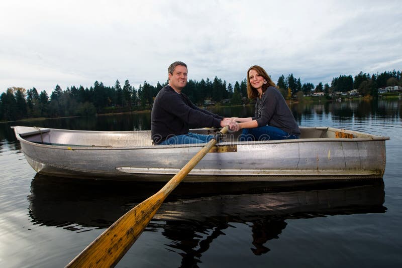 Romantic Row Boat ride stock photo. Image of quaint, leisure - 22226614
