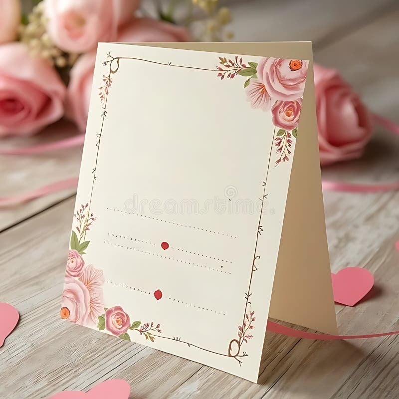 Romantic Date Ideas Card with Icon Set Stock Illustration ...