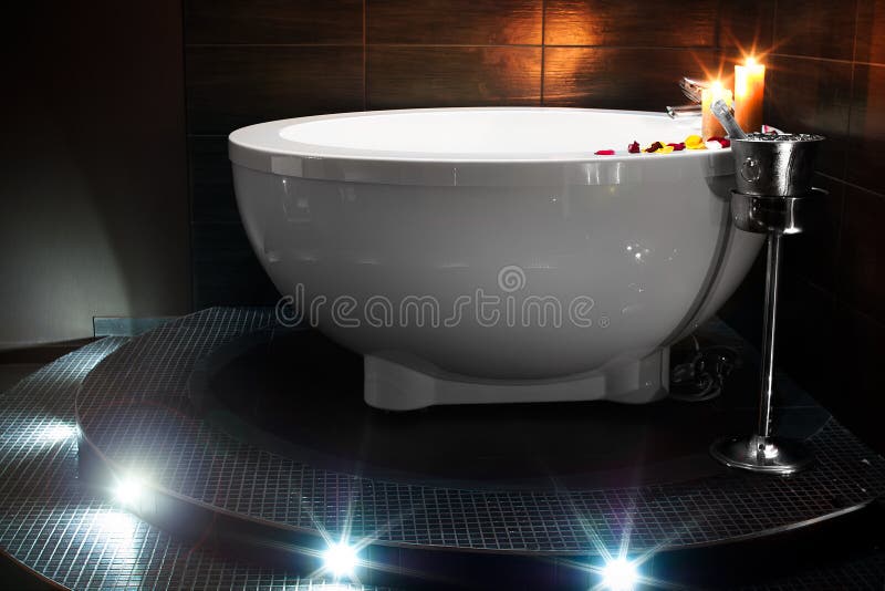 Romantic Spa stock photo. Image of champagne, candlelight - 29898682