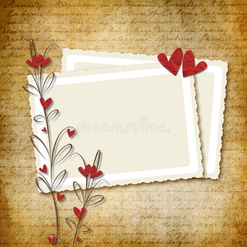 Romantic frame stock illustration. Illustration of royal - 10253881