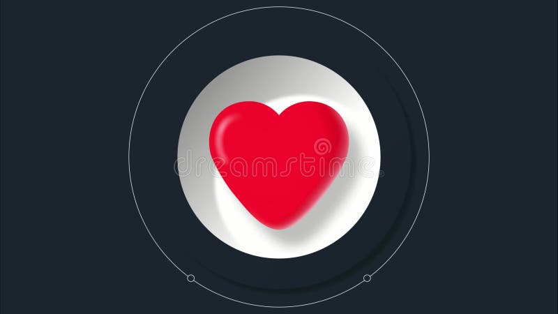 Romantic Heart beating stock footage. Video of feeling - 186950684