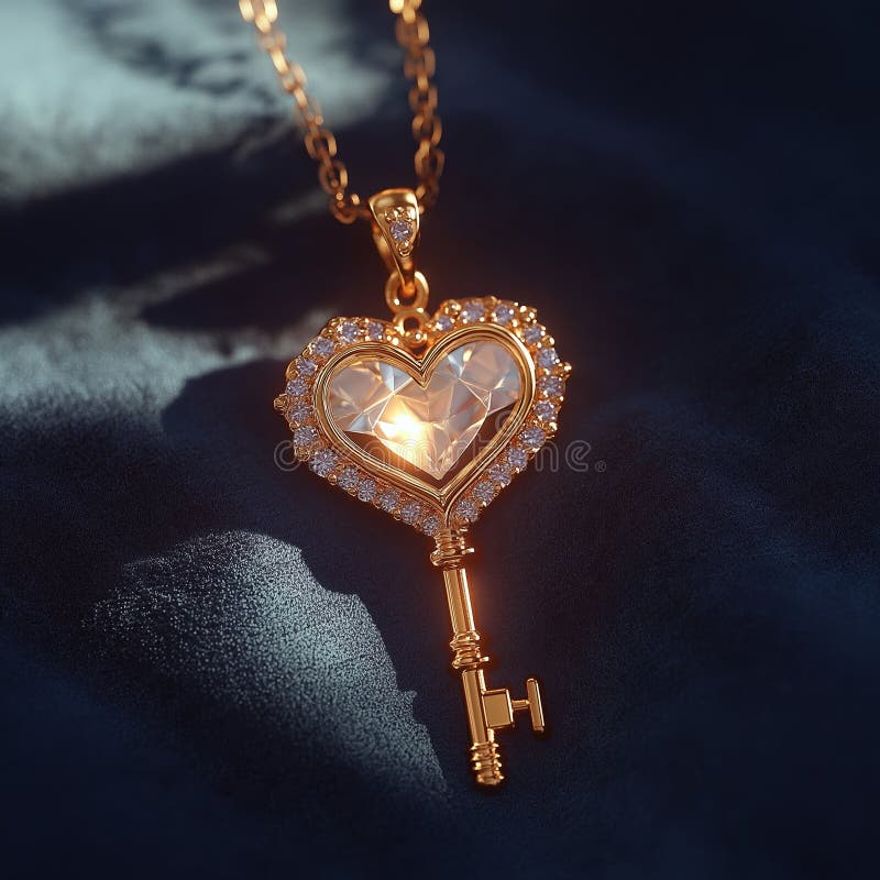 Romantic Heart for Love Couple Stock Photo - Image of keys, concept ...