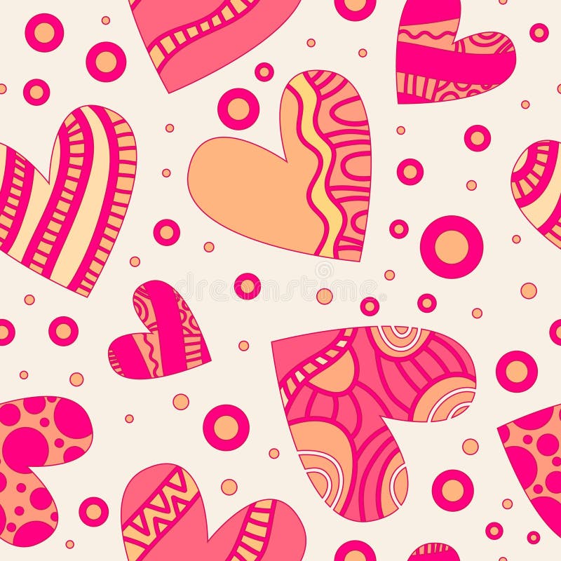 Romantic heart texture stock illustration. Illustration of abstract ...