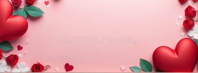 Illustration Creating an Atmosphere of Love and Affection for Valentine ...