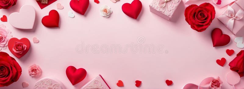 Illustration Creating an Atmosphere of Love and Affection for Valentine ...