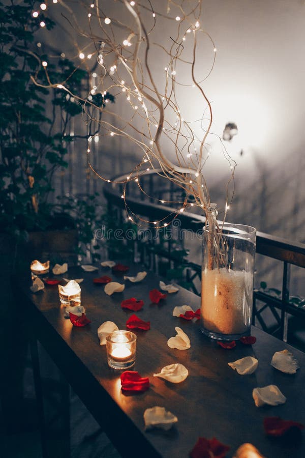 Romantic decor. stock photo. Image of love, background - 138293622