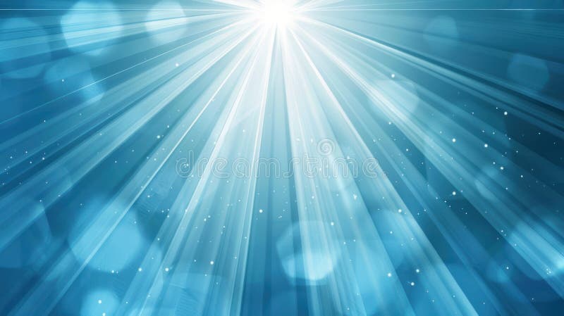 Romantic Light Blue Starburst Patterns with Radiant Light Effects Stock ...