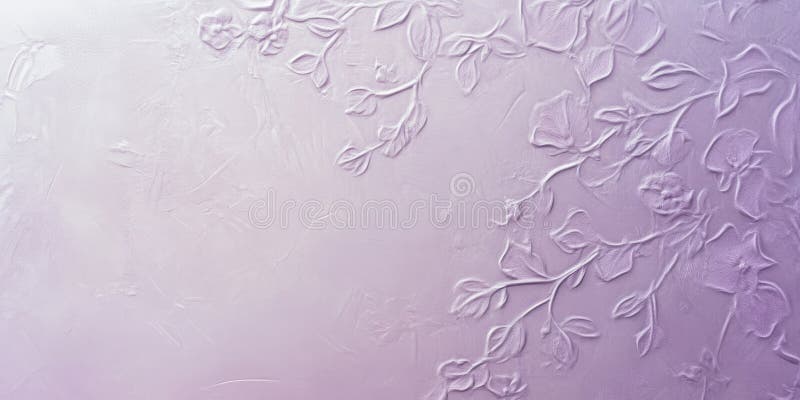 A Romantic Lilac Abstract Background with Delicate Floral Patterns ...